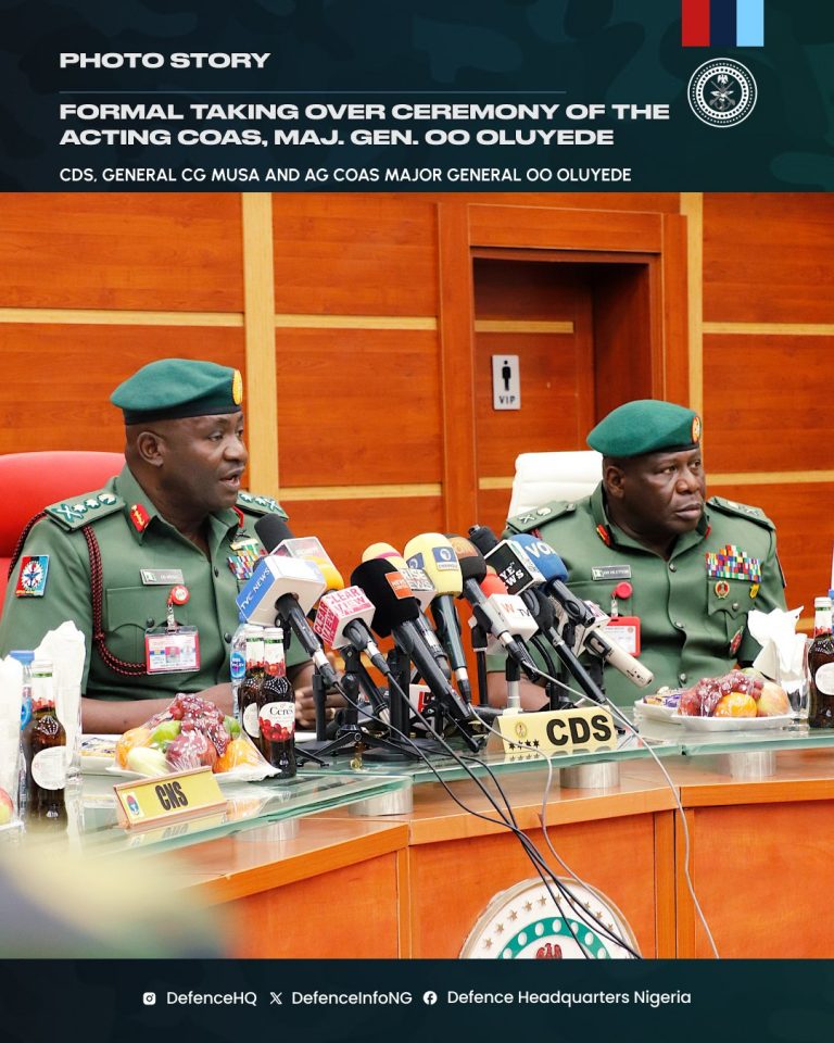 OLUYEDE TAKES OVER AS ACTING CHIEF OF ARMY STAFF | NaijaParrots