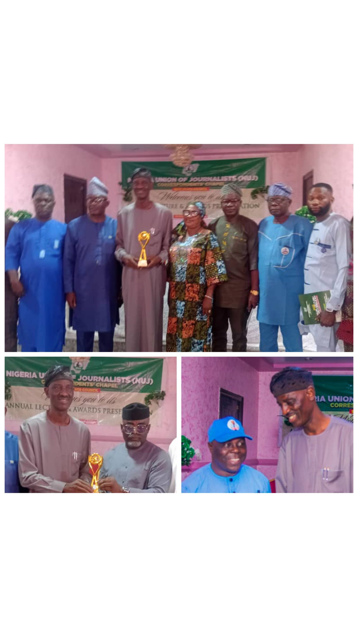 NUJ HONOURS OLUMUYIWA ADU WITH POLITICAL POLITICAL ICON OF THE YEAR ...