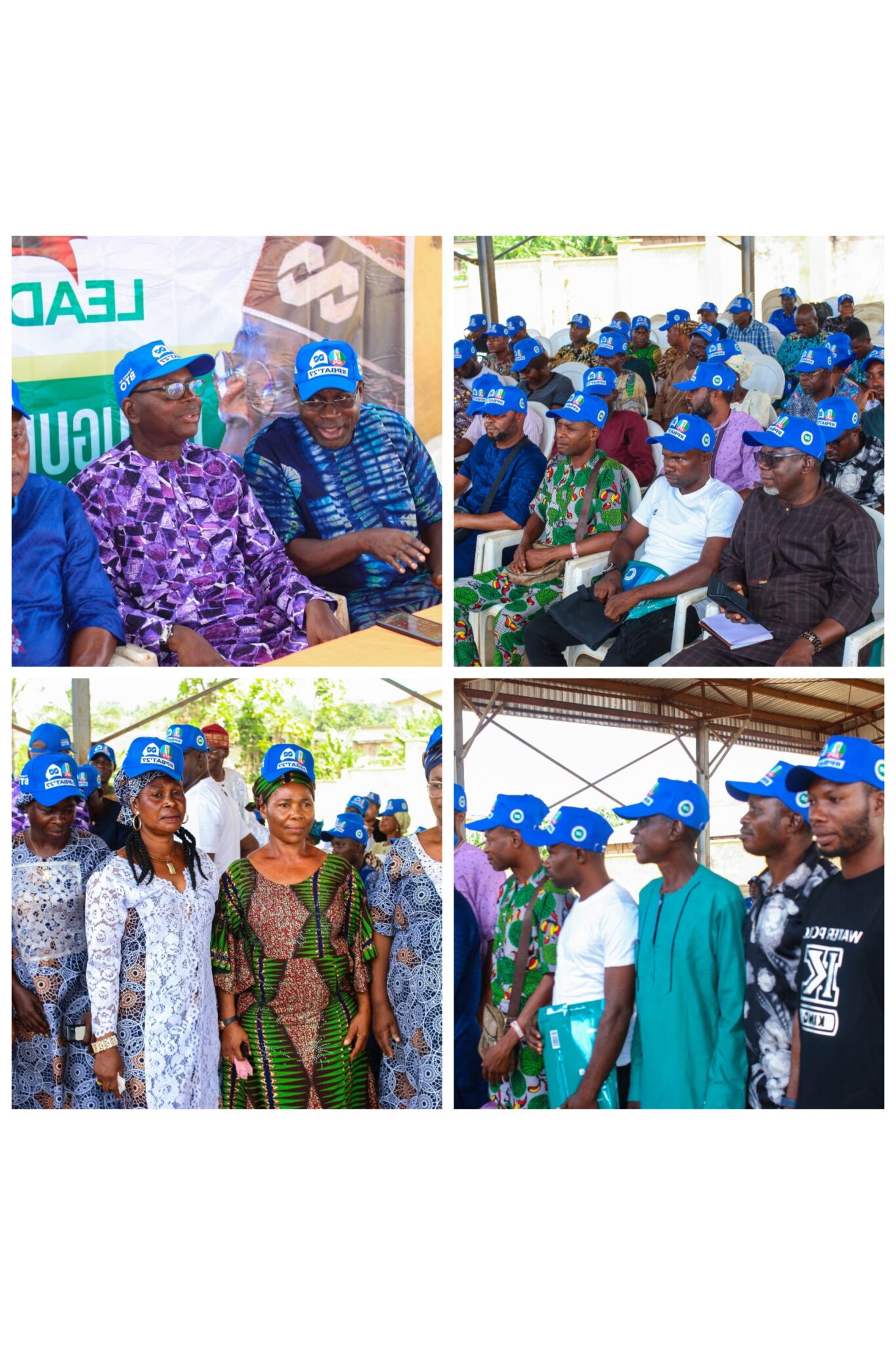 FACES AT FORMAL INAUGURATION OF WARD COORDINATORS FOR PBAT CONTINUITY ...